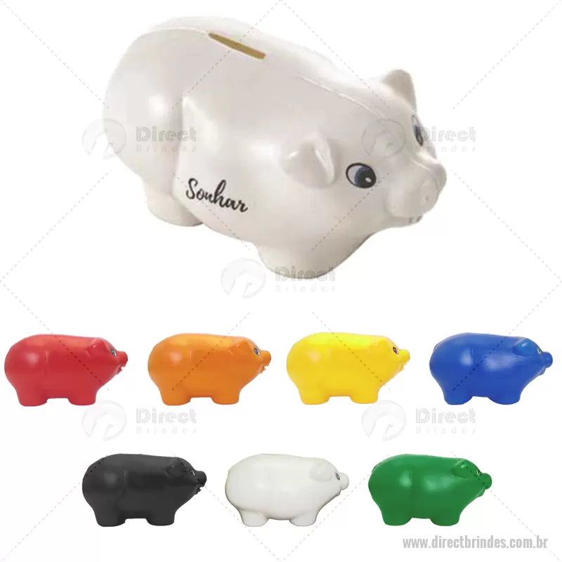 Cofre Porquinho Personalizado Barato - DRTCF012 - Cofrinho