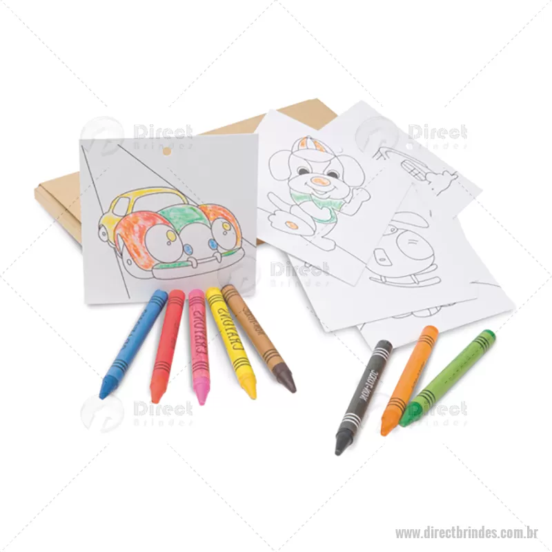 Kit Para Pintar Personalizado Barato - DRTKIDS005 - Kit escolar