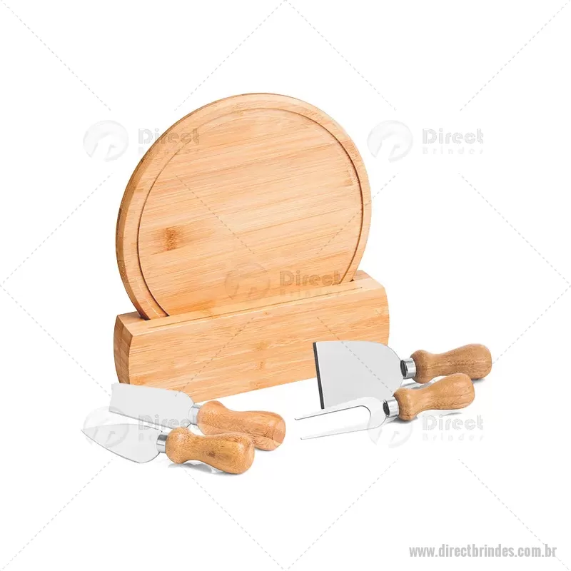 Kit Queijo 6 Peças Personalizado Barato - DRTKQJ039 - Kit Queijo